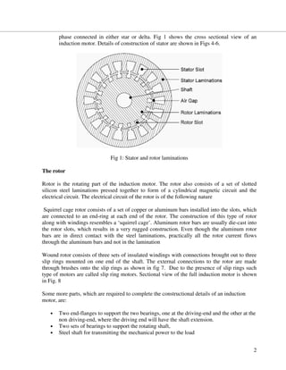 Design of Induction Motors - Prime AC Motors | PDF
