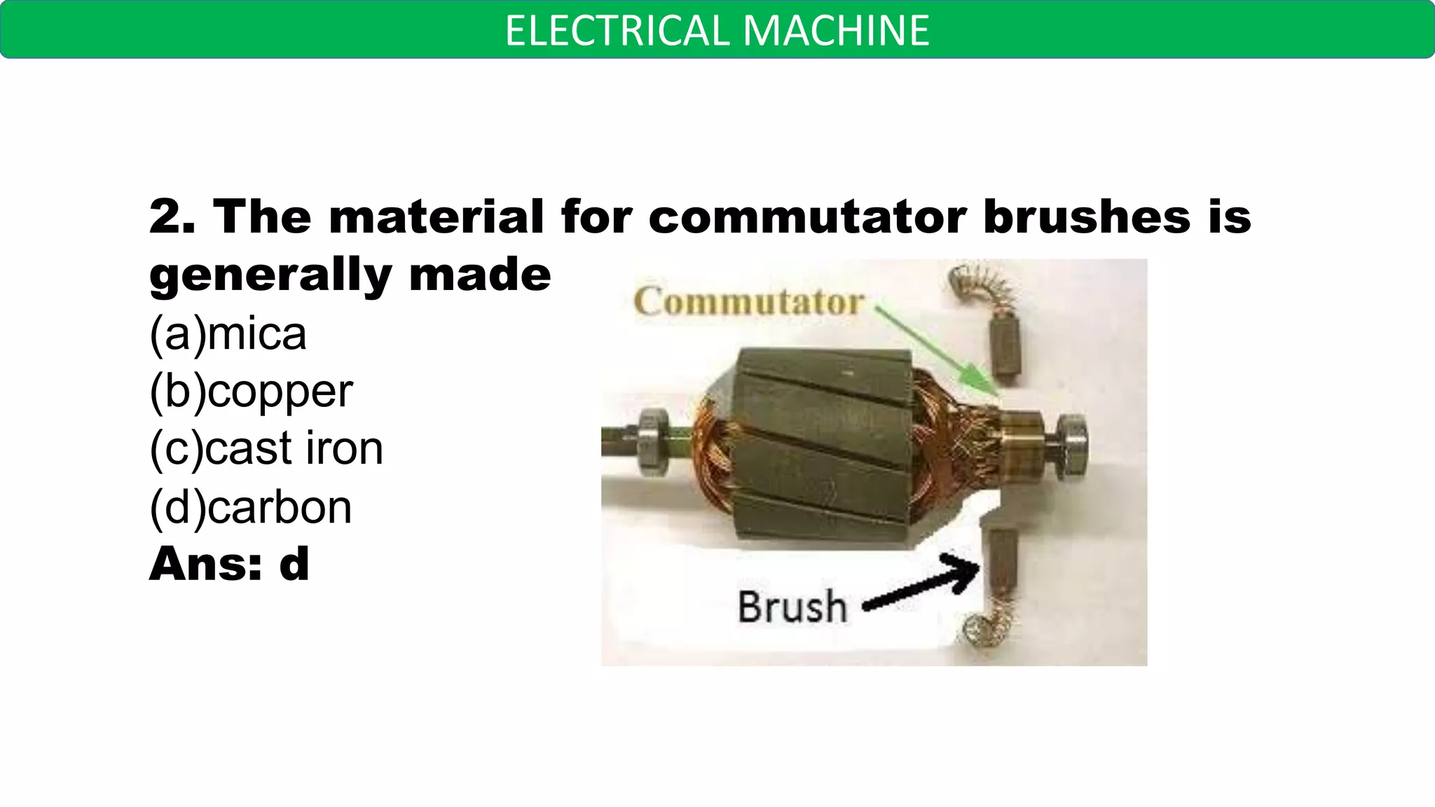 MCQ OF ELECTRICAL MACHINES PART I_OBJECTIVE QUESTIONS AND ANSWERS ...