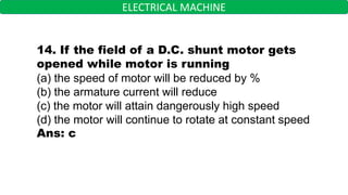 MCQ OF ELECTRICAL MACHINES PART I_OBJECTIVE QUESTIONS AND ANSWERS ...