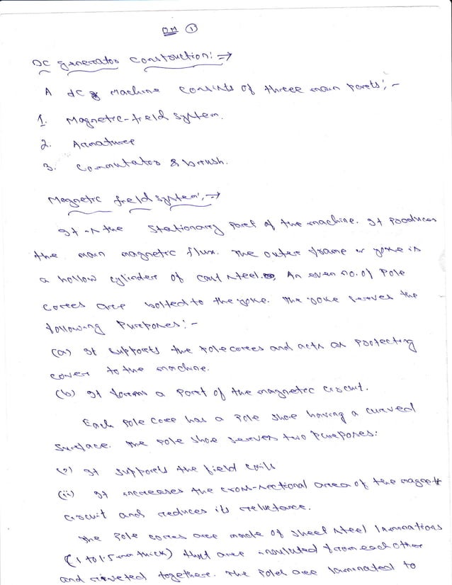 Electrical machines 1 | PDF