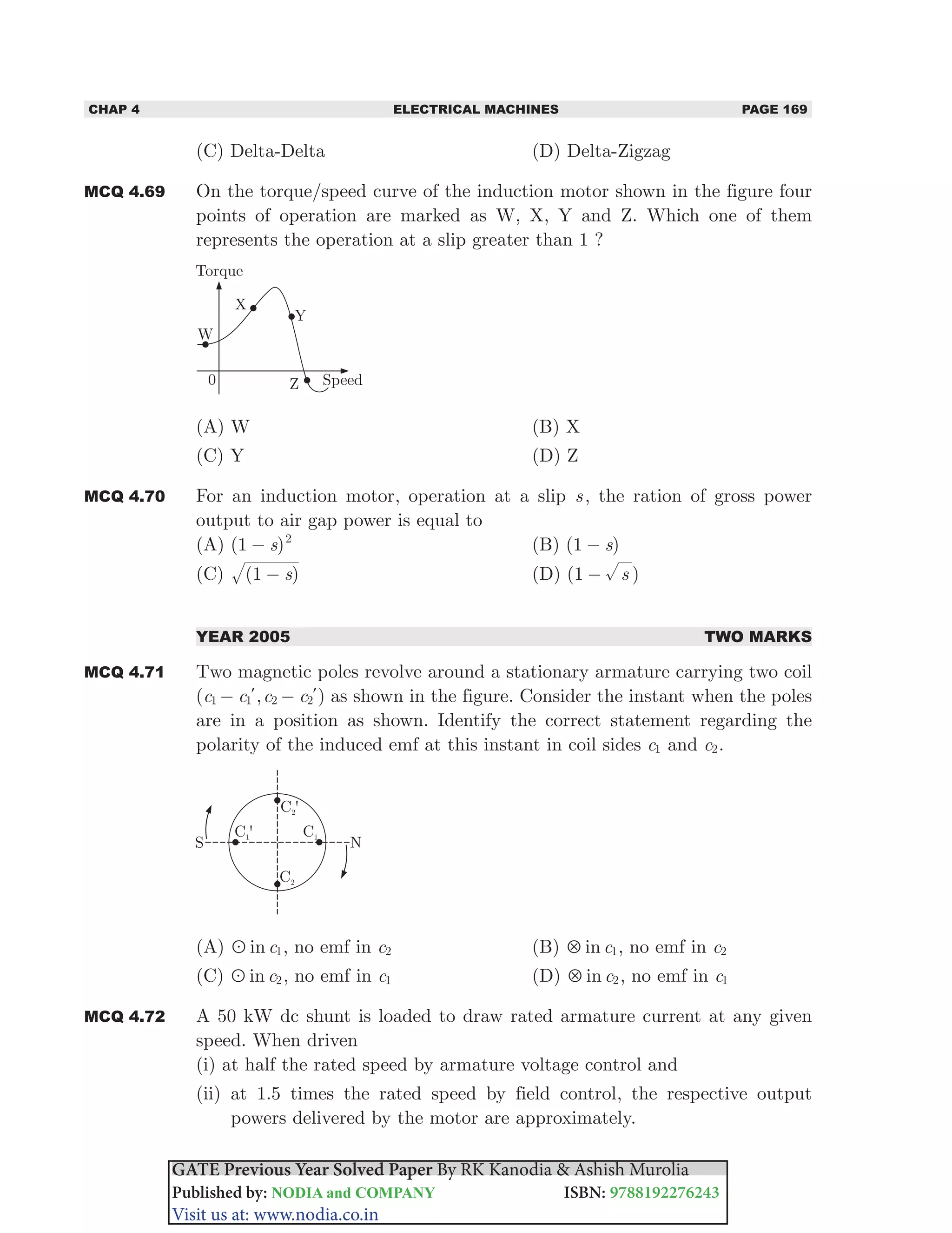 Electrical machines solved objective | PDF
