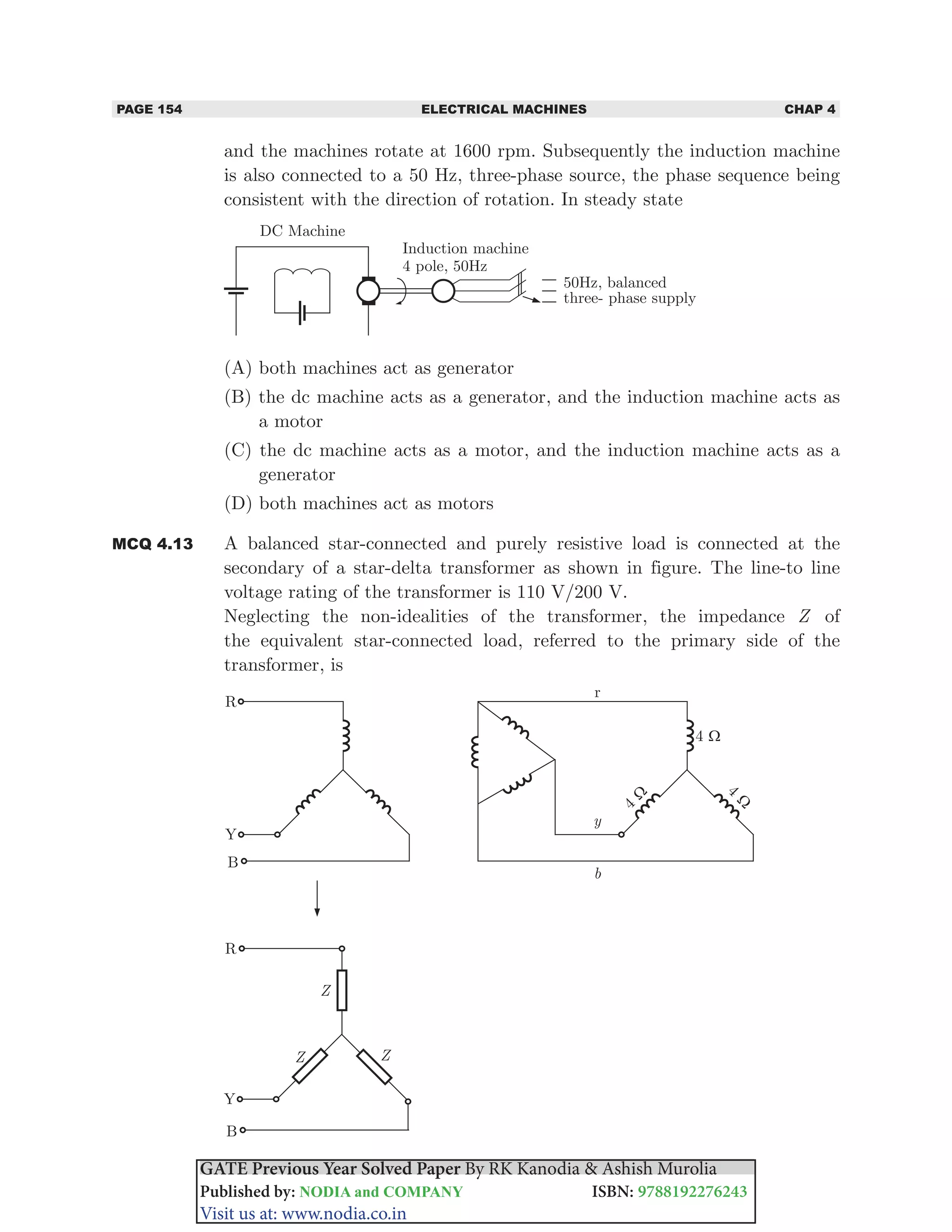 Electrical machines solved objective | PDF
