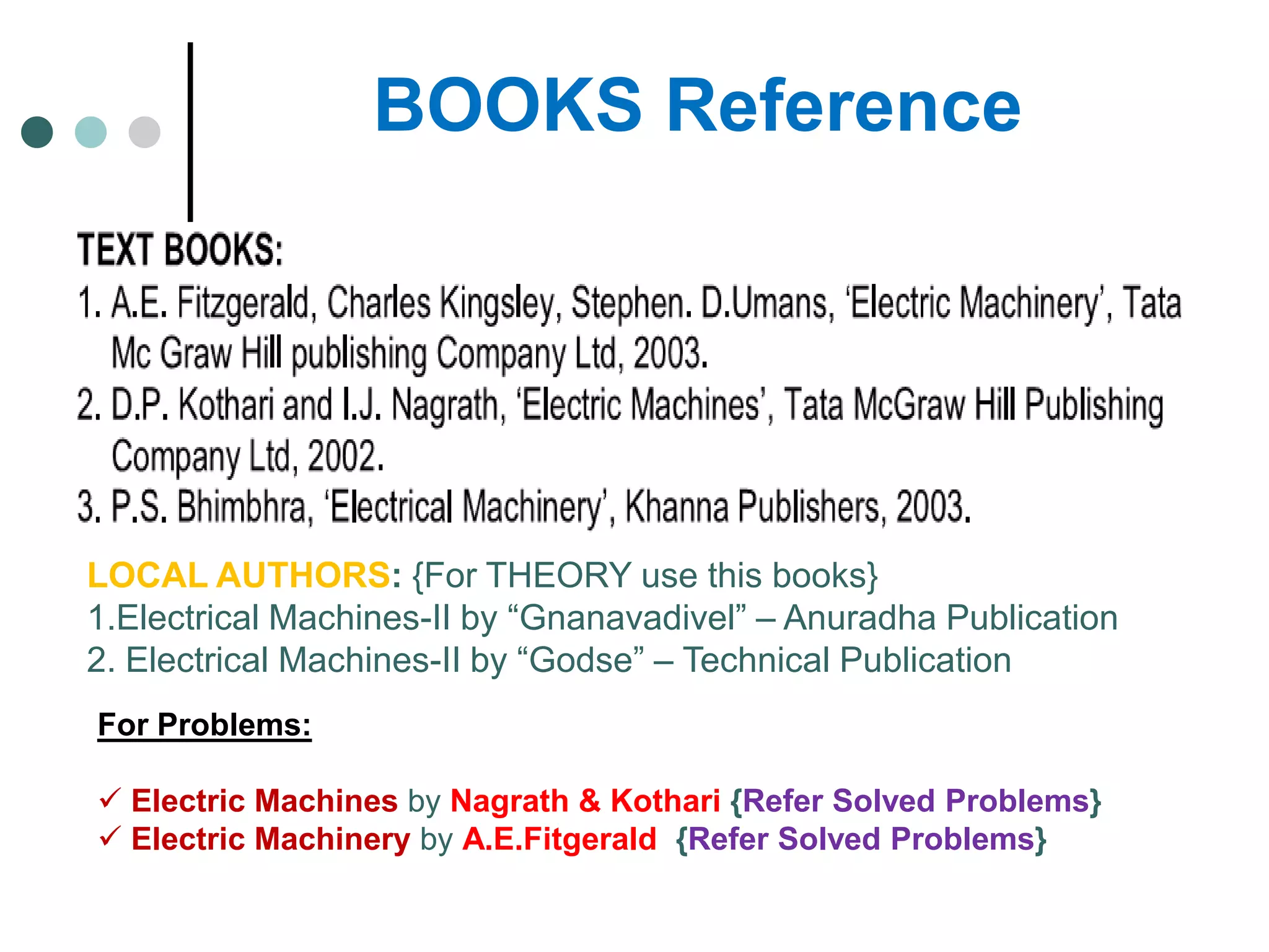 Electrical machines 2 AC Machines | PDF