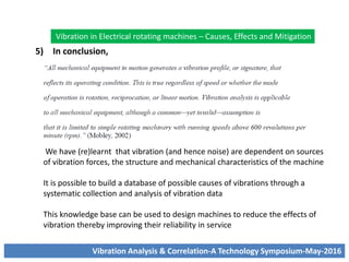Electrical machines vibration - causes effects and mitigation - Mr ...