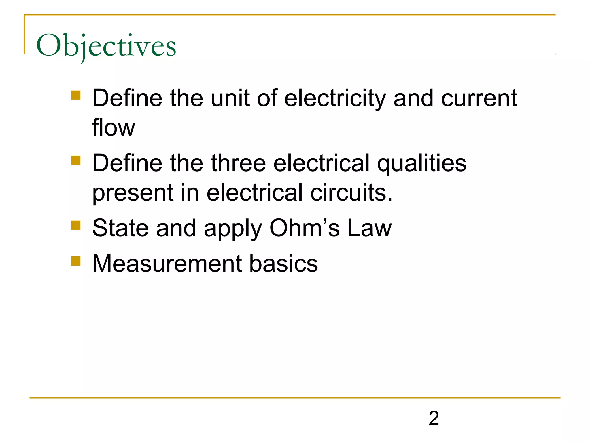 Electrical maintenance fundamentals | PPT