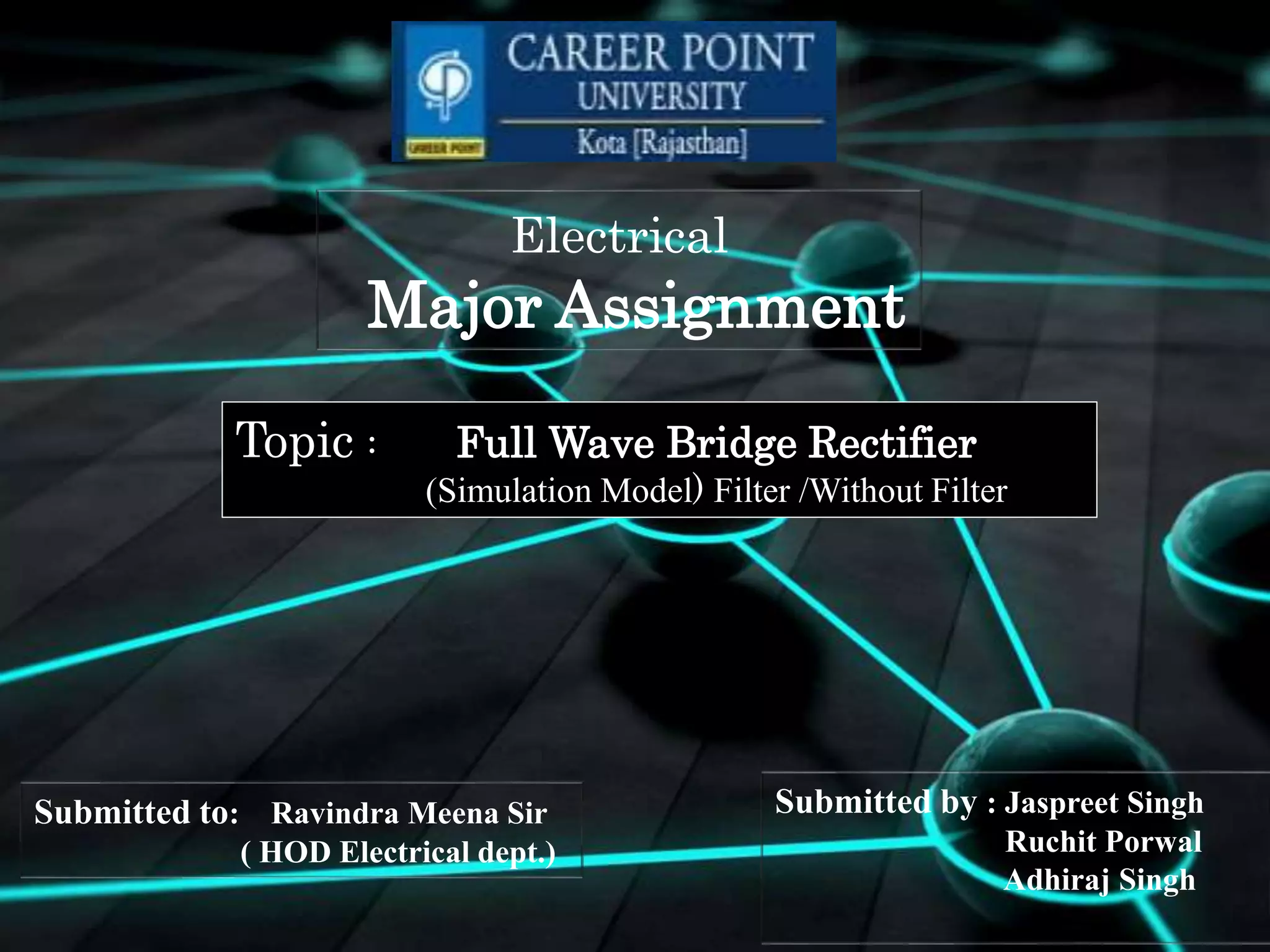 FWB Rectifier Simulation | PPT