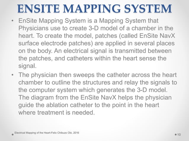 Electrical Mapping Of The Heart Ppt