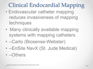Electrical mapping of the heart | PPTX
