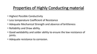 Electrical material (conducting materials)1 | PPTX