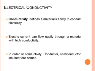 Electrical materials | PPTX