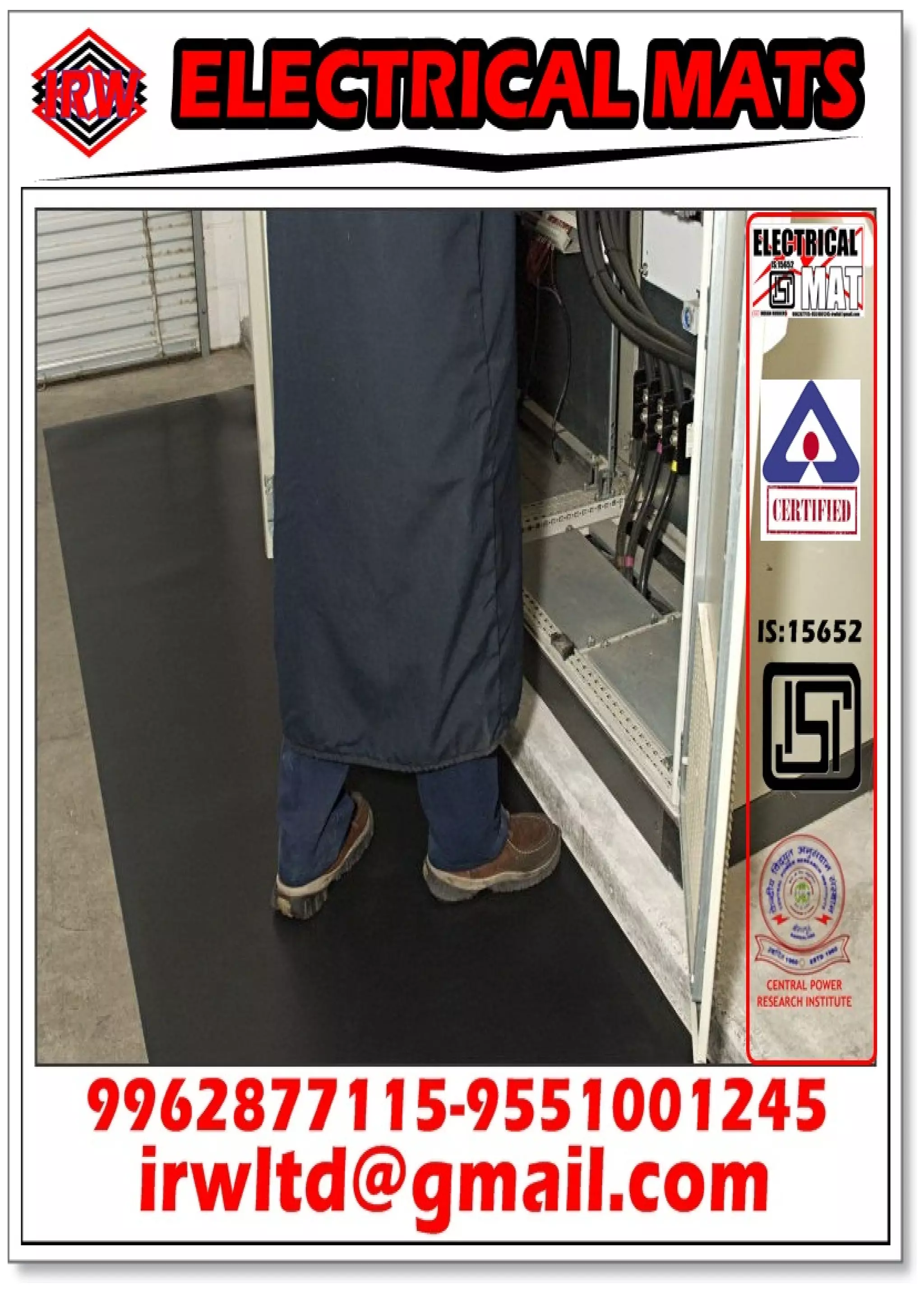 Electrical mat is 15652 | PDF