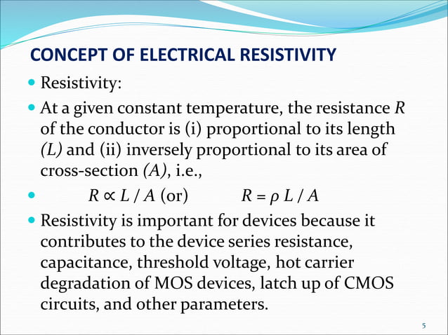 Electrical measurements and two probe method | PPT