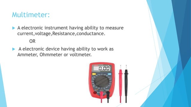 Electrical measuring instruments | PPTX | Consumer Electronics ...