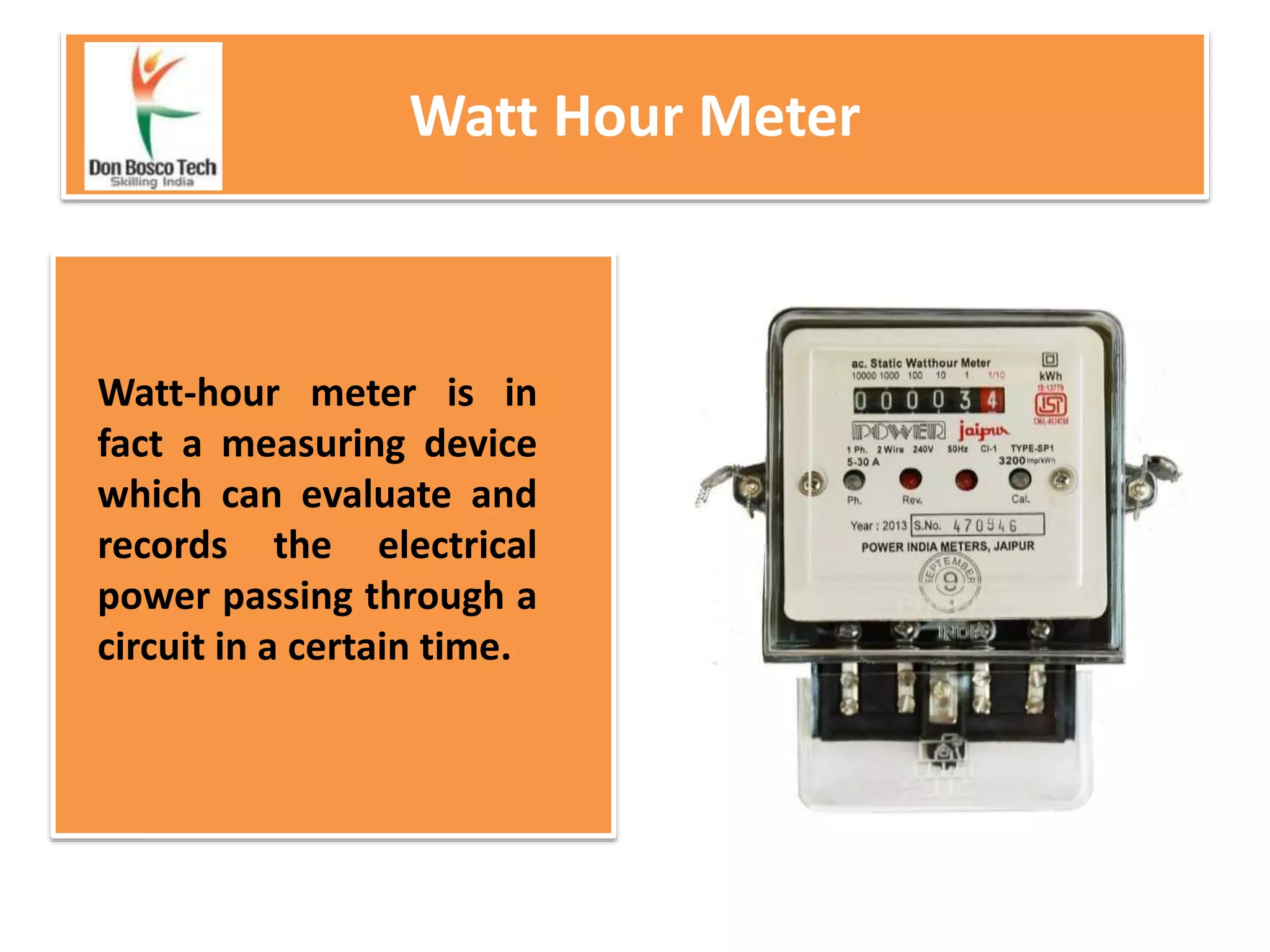 Electrical measuring instruments | PPTX