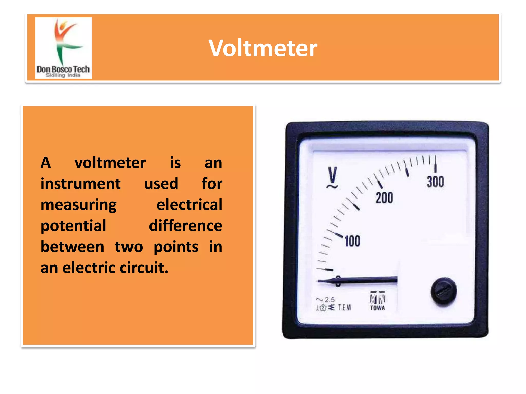 Electrical measuring instruments | PPTX
