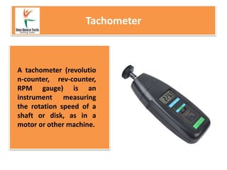 Electrical measuring instruments | PPTX