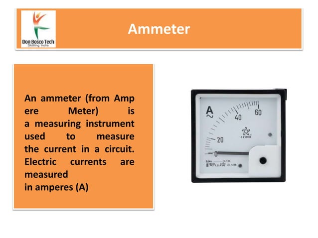 Electrical measuring instruments | PPTX | Science