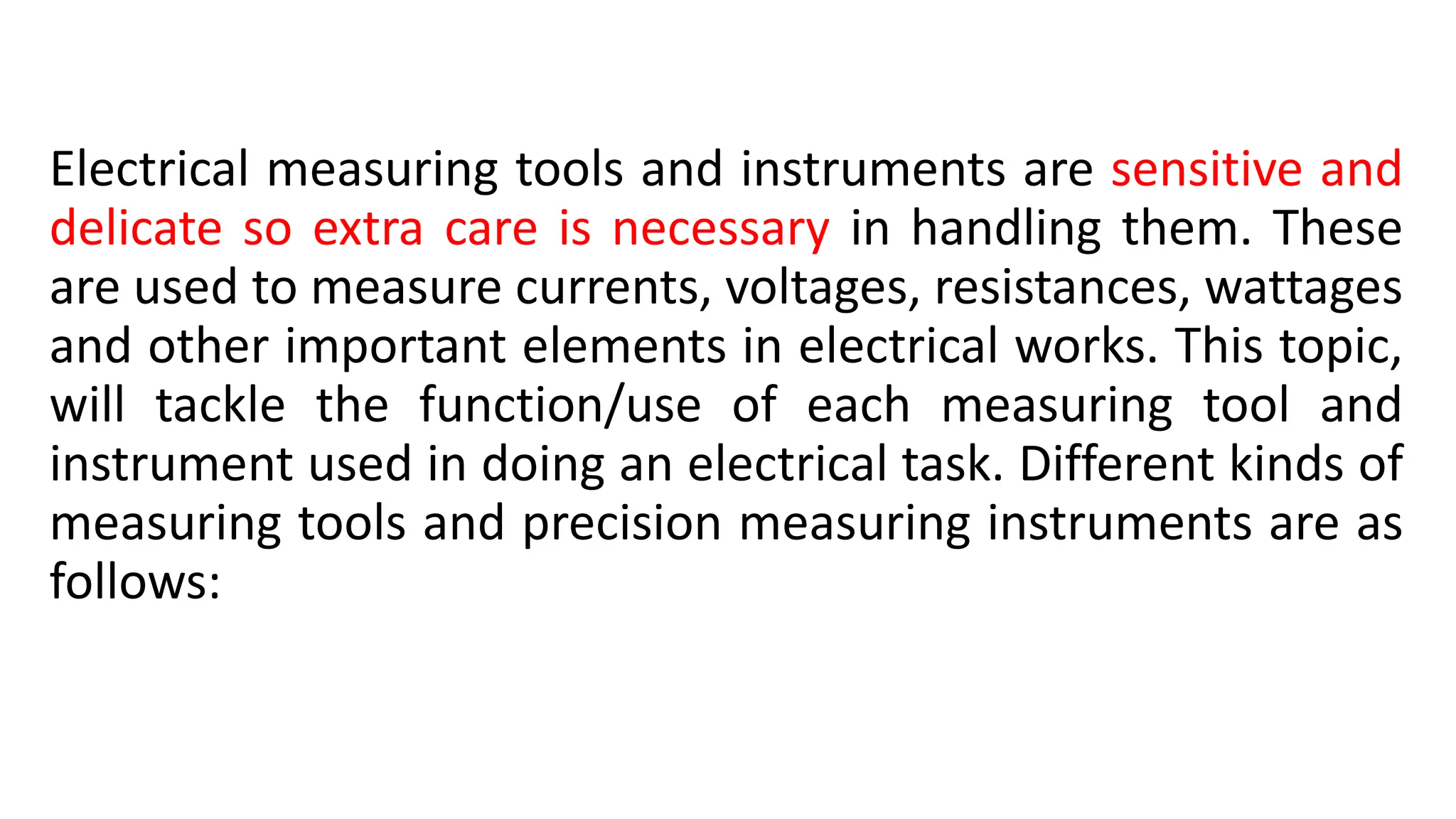 Electrical Measuring Tools and Instruments.pptx