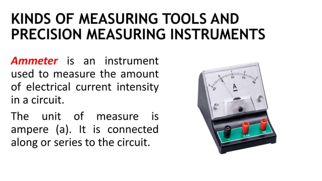 Electrical Measuring Tools and Instruments.pptx | Physics | Science