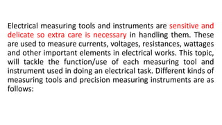 Electrical Measuring Tools and Instruments.pptx