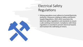 Electrical Mine Safety a presentation for beginners | PPTX