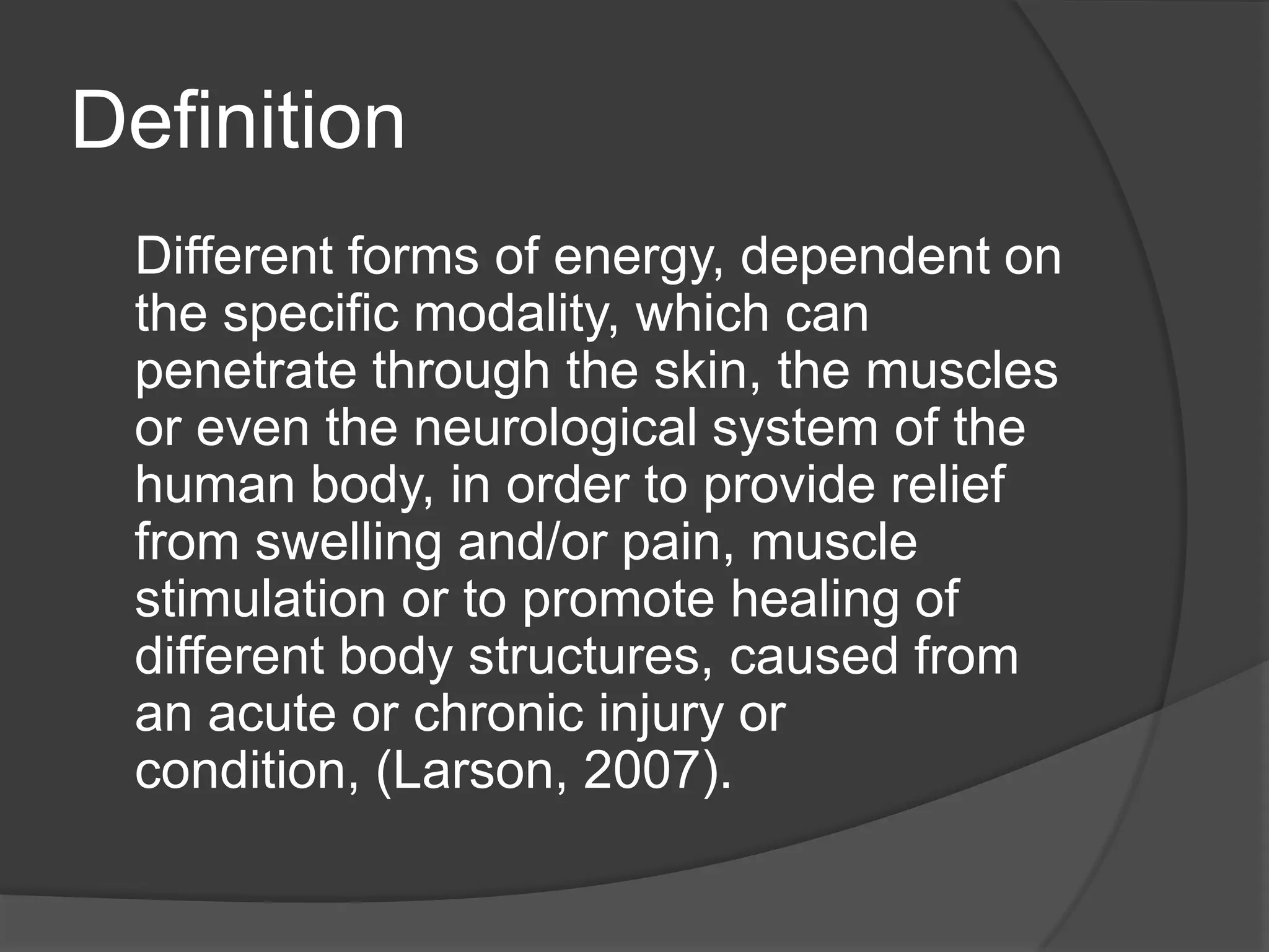 Electrical Modalities | PPTX