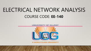 Electrical Network Analysis.pptx | Computer Networking | Computing