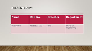 Electrical Network Analysis.pptx | Computer Networking | Computing
