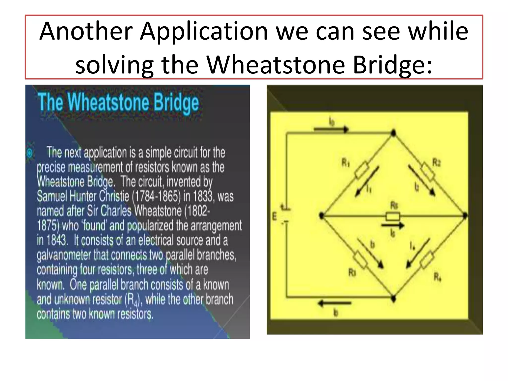 Electrical Networks Application in linear algebra | PPTX