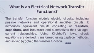 Electrical Network Transfer Functions.pptx