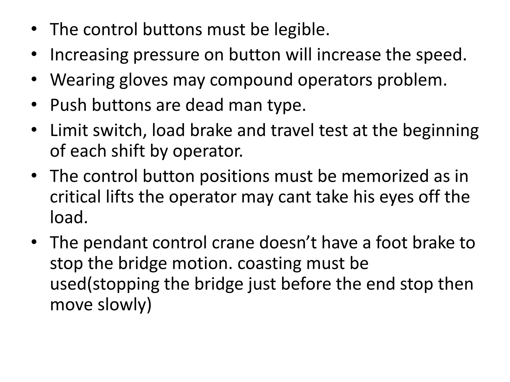 Electrical overhead crane safety | PDF