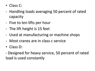 Electrical overhead crane safety | PDF