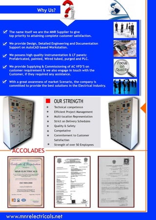 Electrical panels profile | PDF
