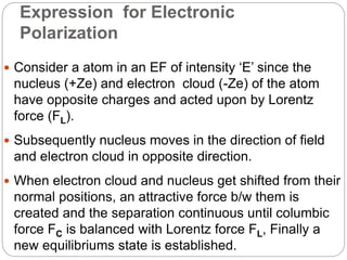 Electrical polarization mechanisms | PPTX
