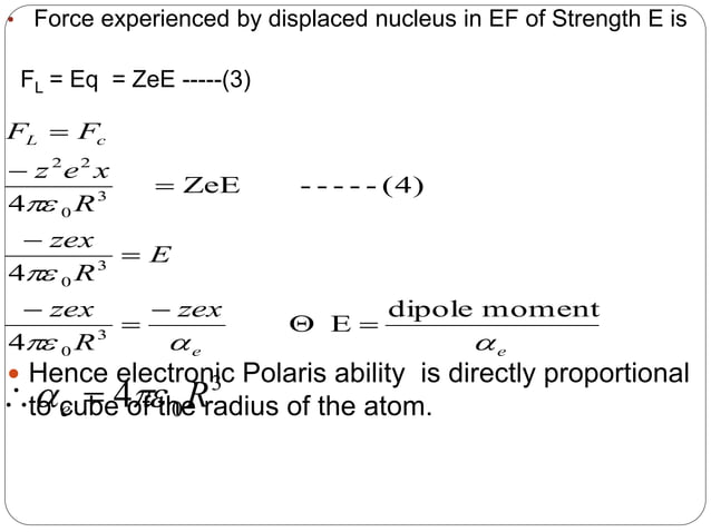 Electrical polarization mechanisms | PPT