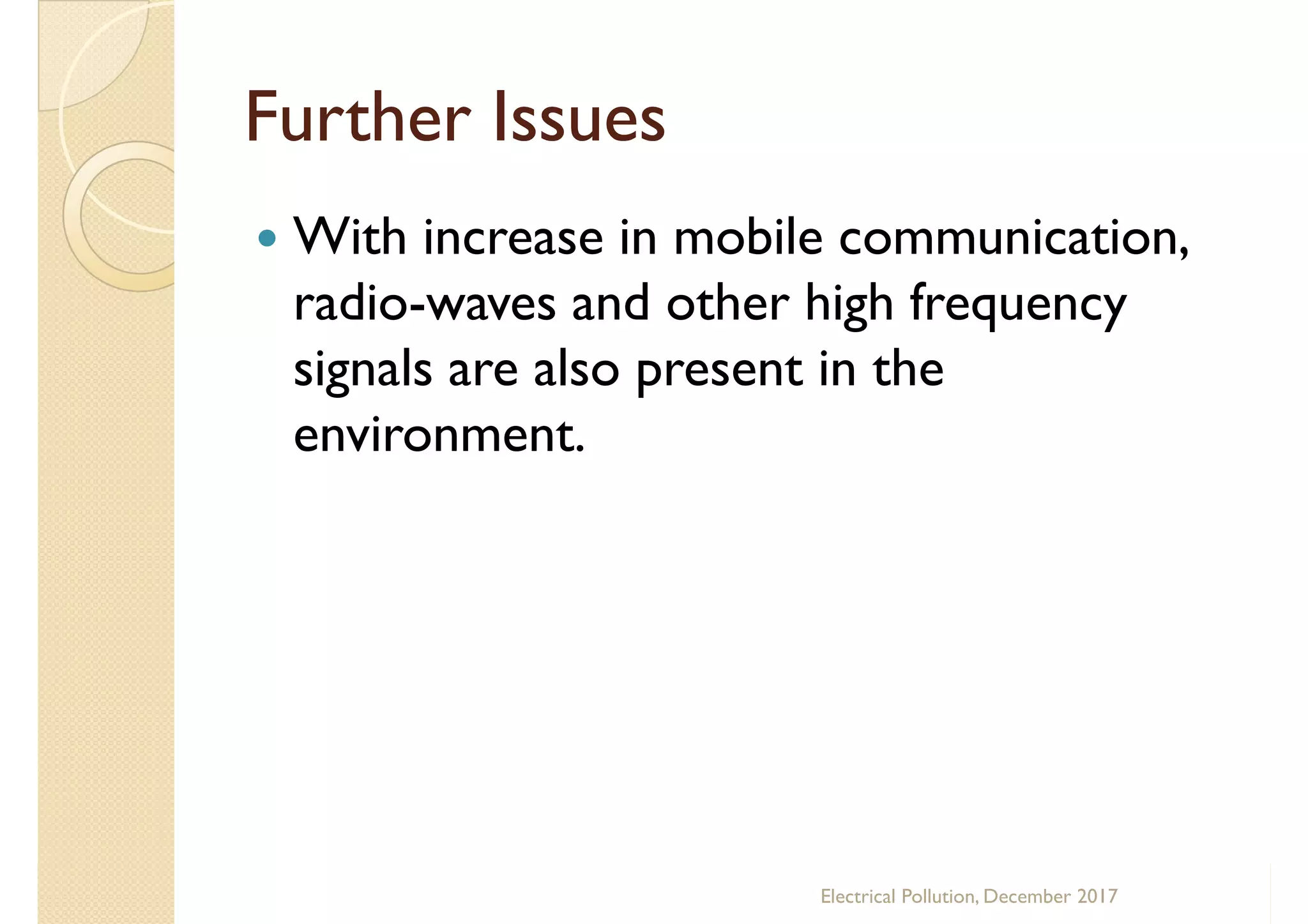 Electrical pollution | PPT