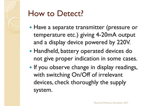 Electrical pollution | PPT