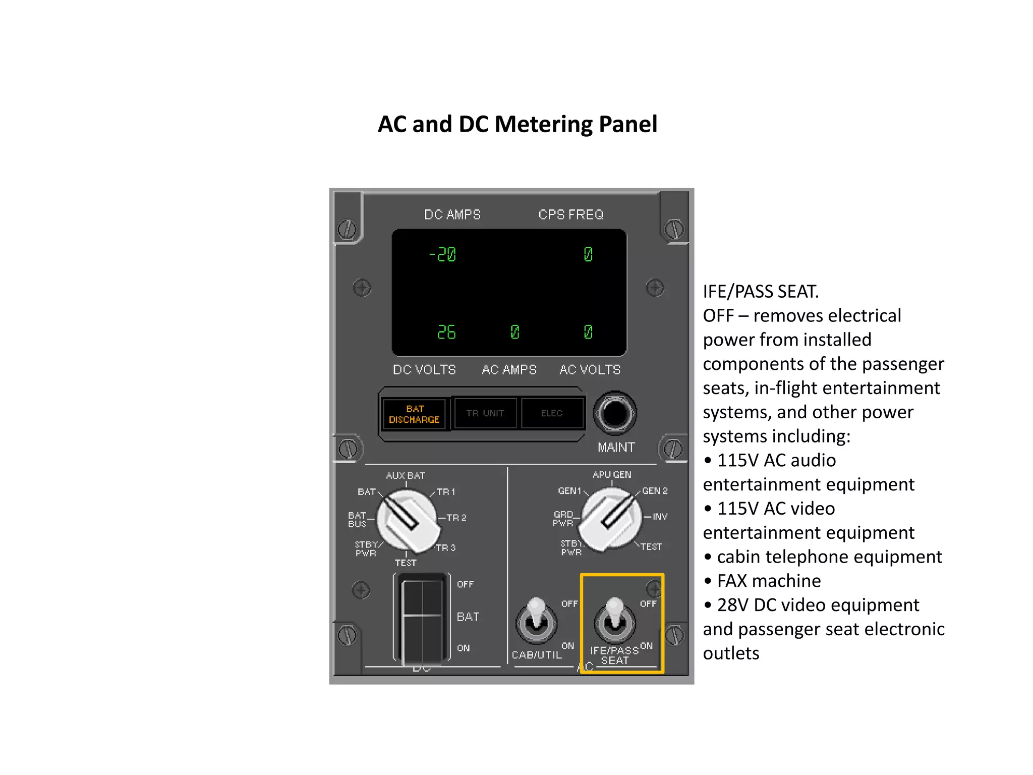 B737NG Electrical power | PPTX