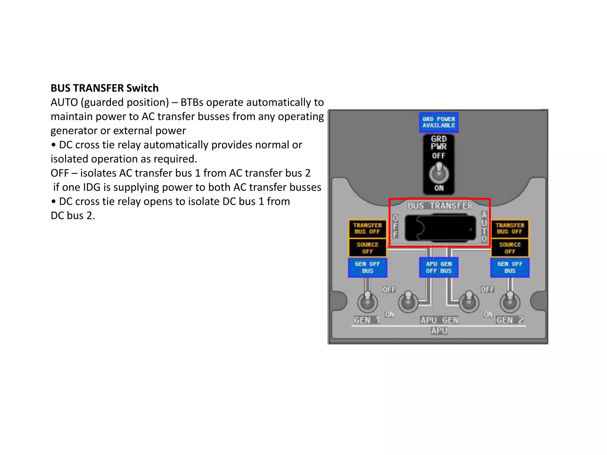 B737NG Electrical power | PPTX