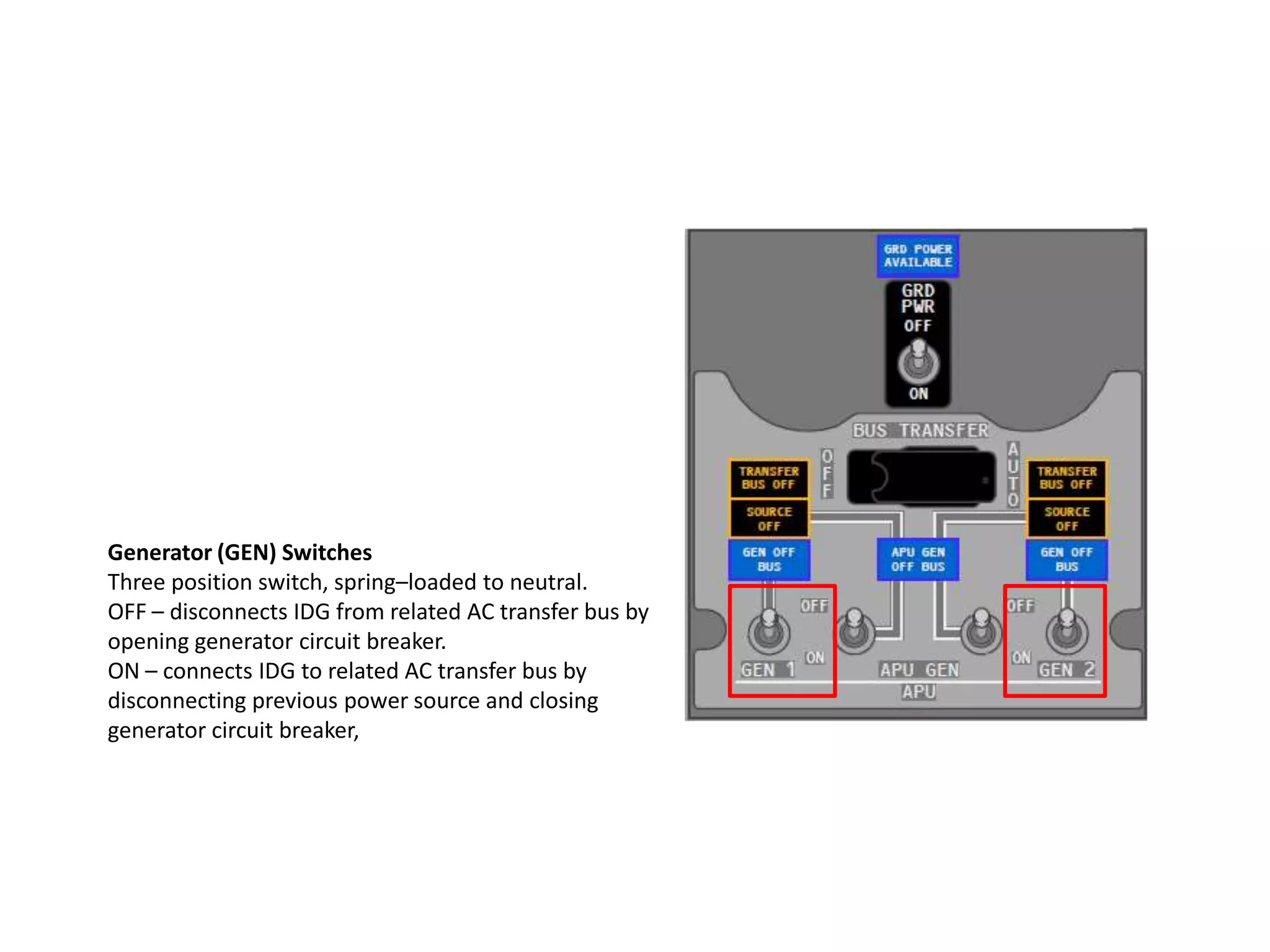 B737NG Electrical power | PPTX