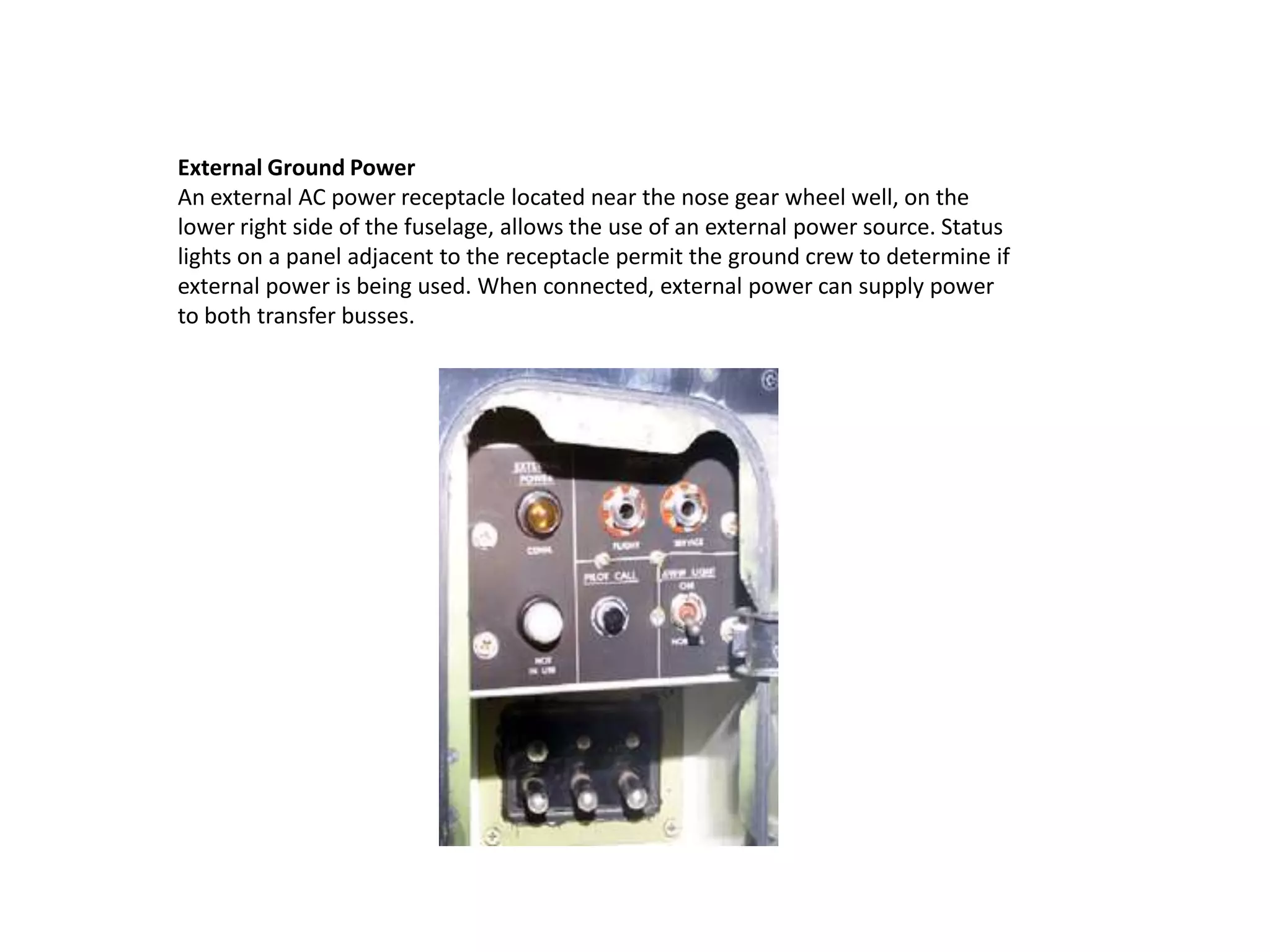 B737NG Electrical power | PPTX