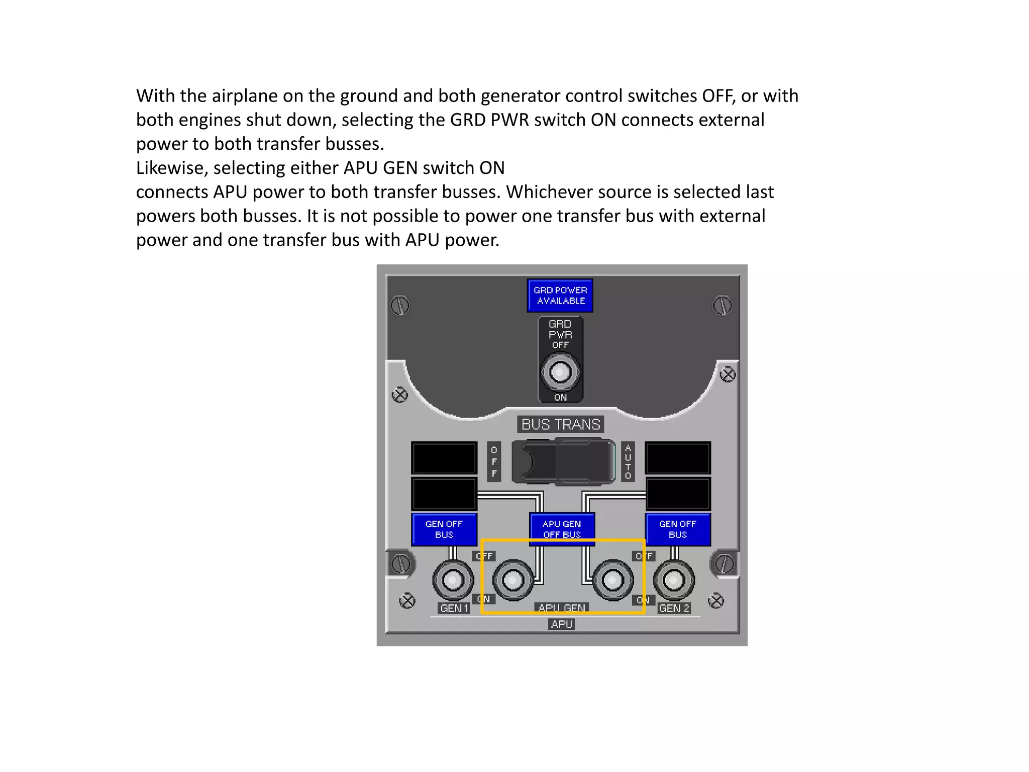 B737NG Electrical power | PPTX