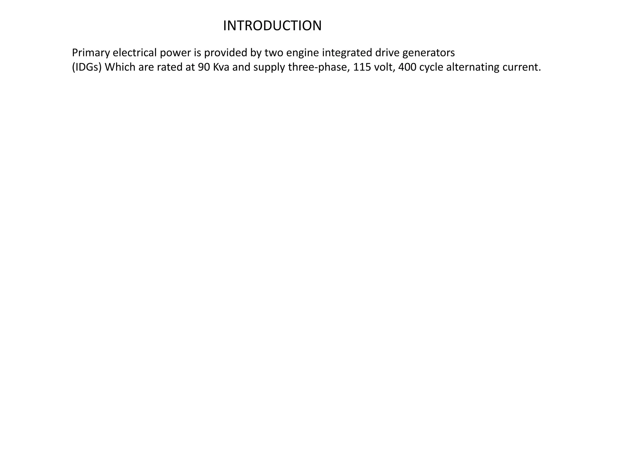 B737NG Electrical power | PPTX