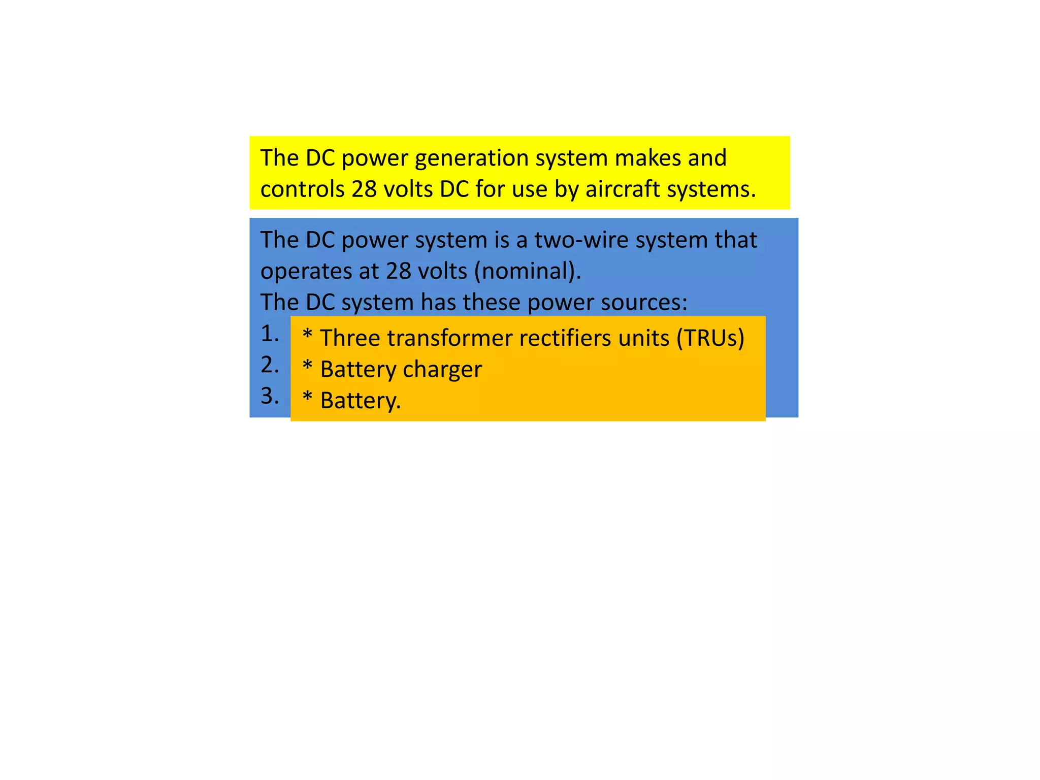 B737NG Electrical power | PPTX