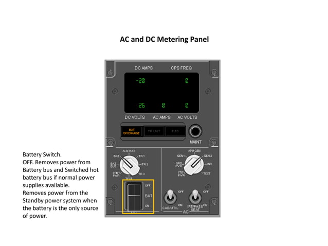B737NG Electrical power | PPTX | Aviation Industry | Industries