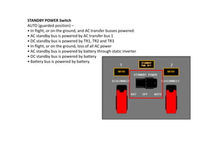 B737NG Electrical power | PPTX