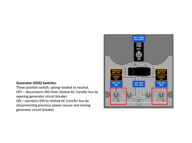 B737NG Electrical power | PPTX | Aviation Industry | Industries