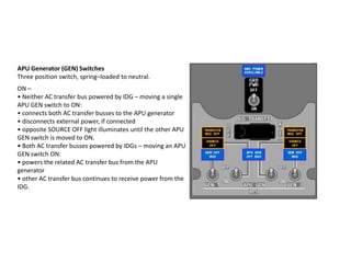 B737NG Electrical power | PPTX