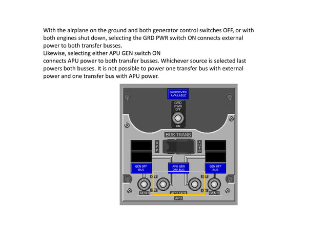 B737NG Electrical power | PPTX | Aviation Industry | Industries