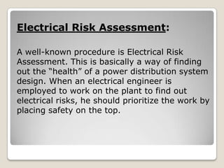 Electrical Power Distribution Systems Design | PPTX